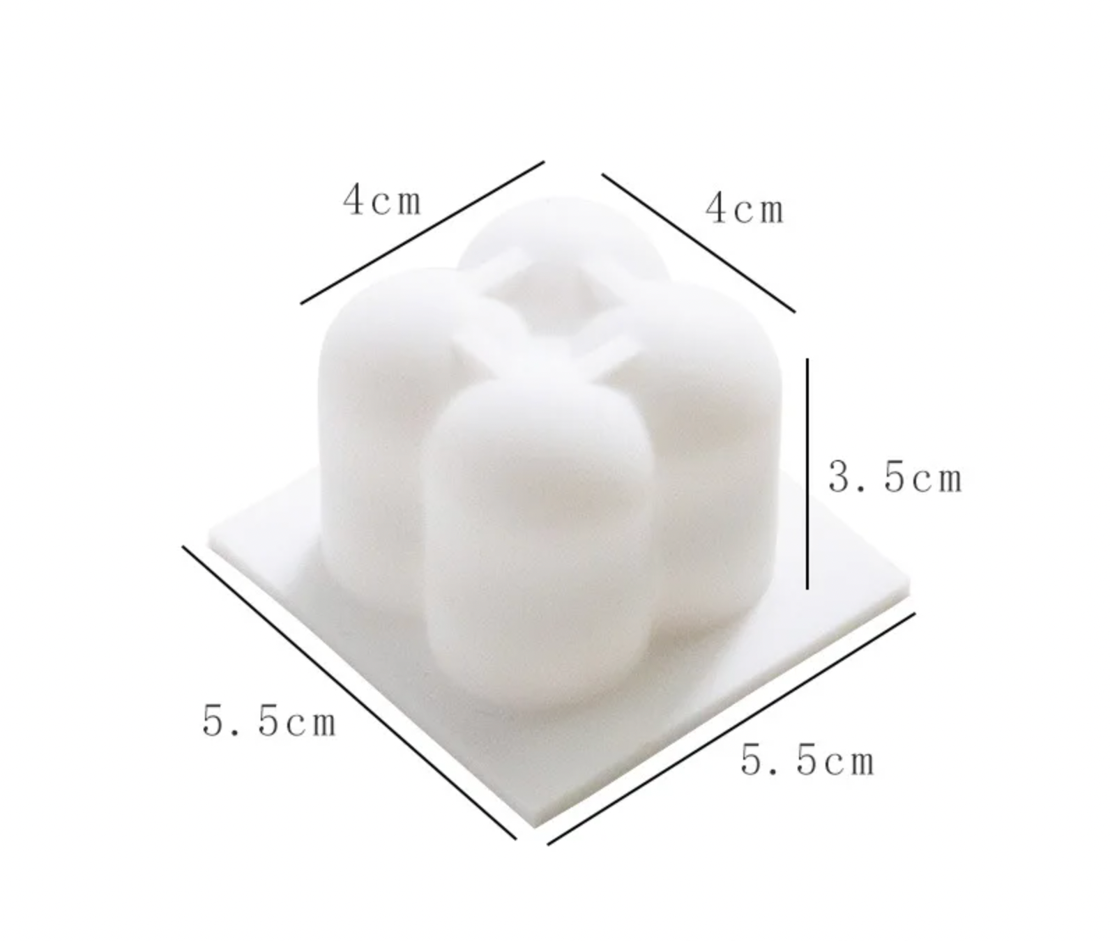 Molde bubble candle chico (Individual)